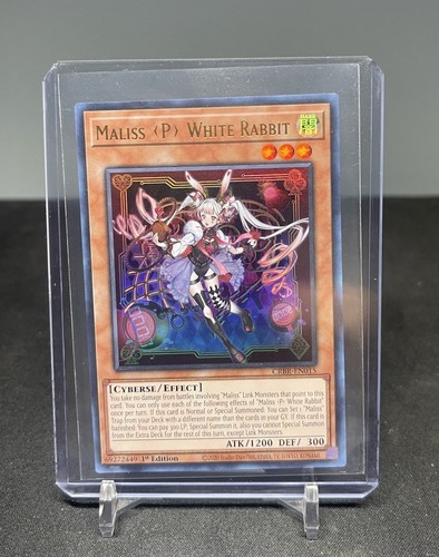 Yugioh CRBR-EN015 Maliss P White Rabbit Crossover Breakers Ultra Rare ...