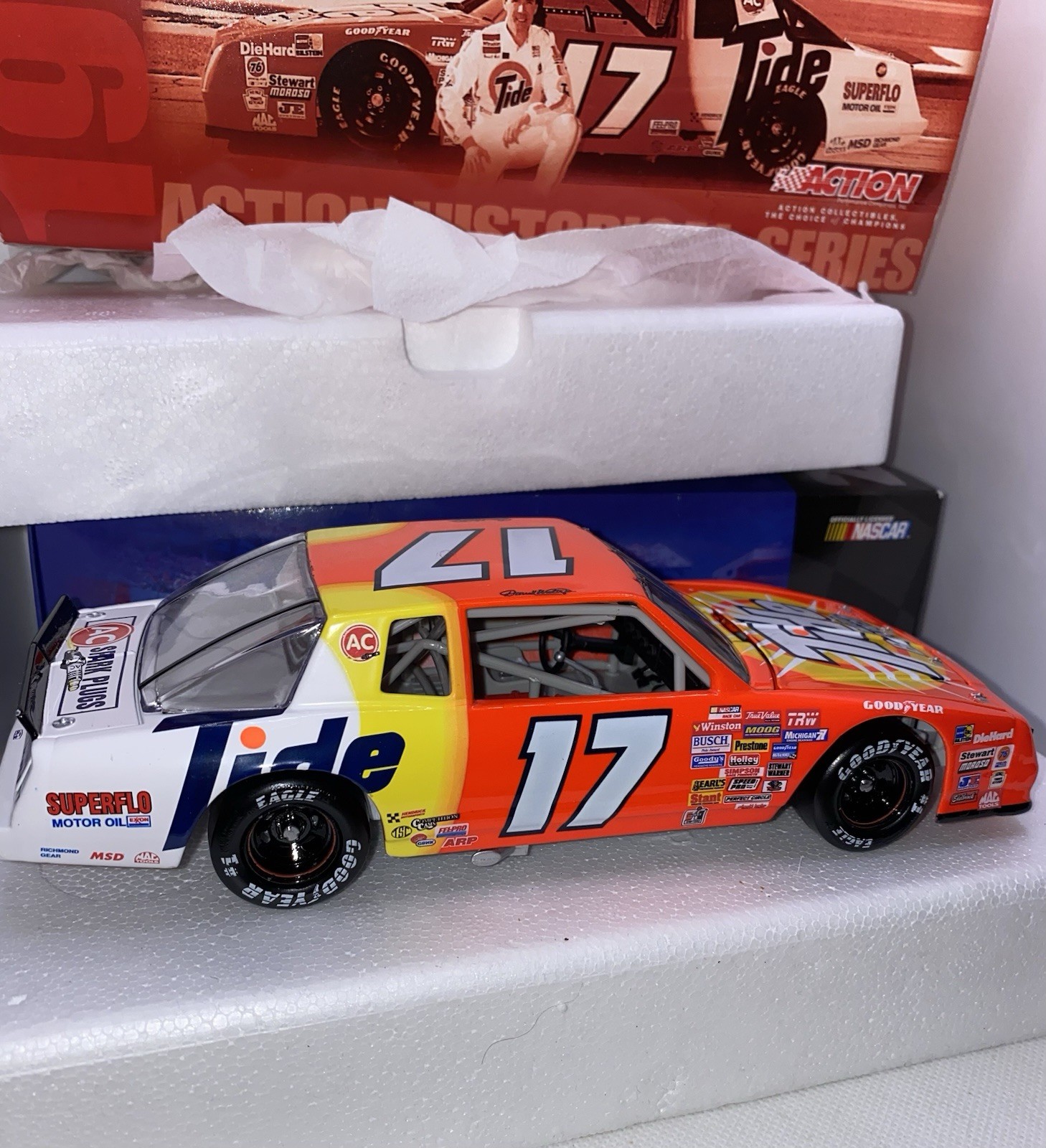 NASCAR Darrell Waltrip #17 TIDE Monte Carlo 1989 Daytona 500 Win ...