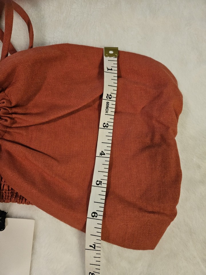 Burnt Orange Linen Tube, Halter Tube Top | eBay