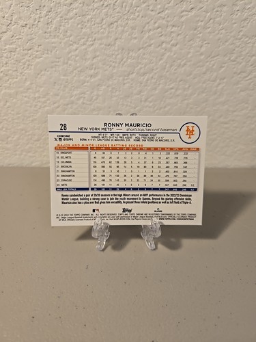 2024 Topps Chrome Ronny Mauricio Ray Wave Refractor | eBay