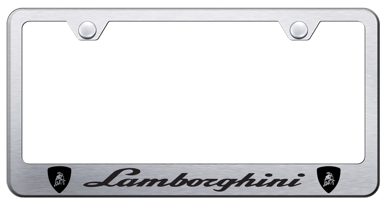 Lamborghini License Plate Frame Stainless Steel with Laser Engraved | eBay