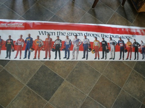 1997 WINSTON CUP NO BULL POSTER Charlotte Speedway NASCAR 16”x72 ...