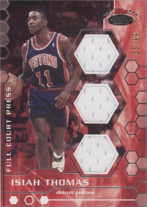 2007-08 Topps Stadium Club - Full Court Press Relics Isiah Thomas # ...