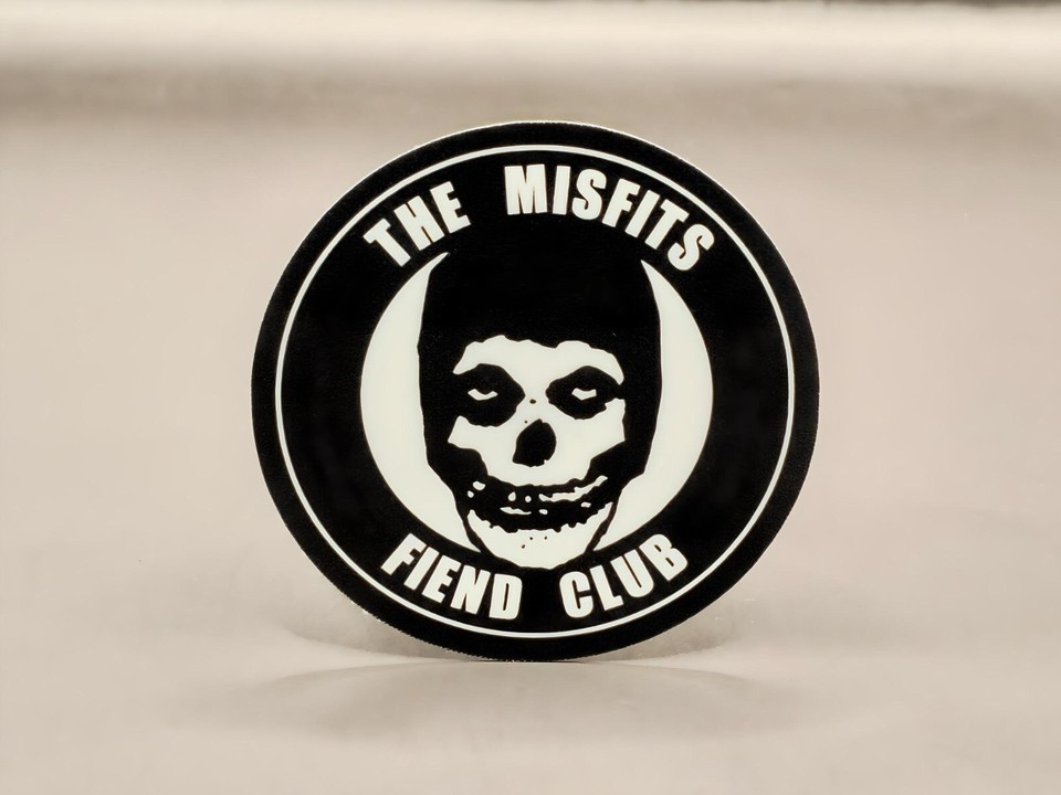 The Misfits Vinyl Stickers Punk Rock Music Goth Fiend Skull Horror ...