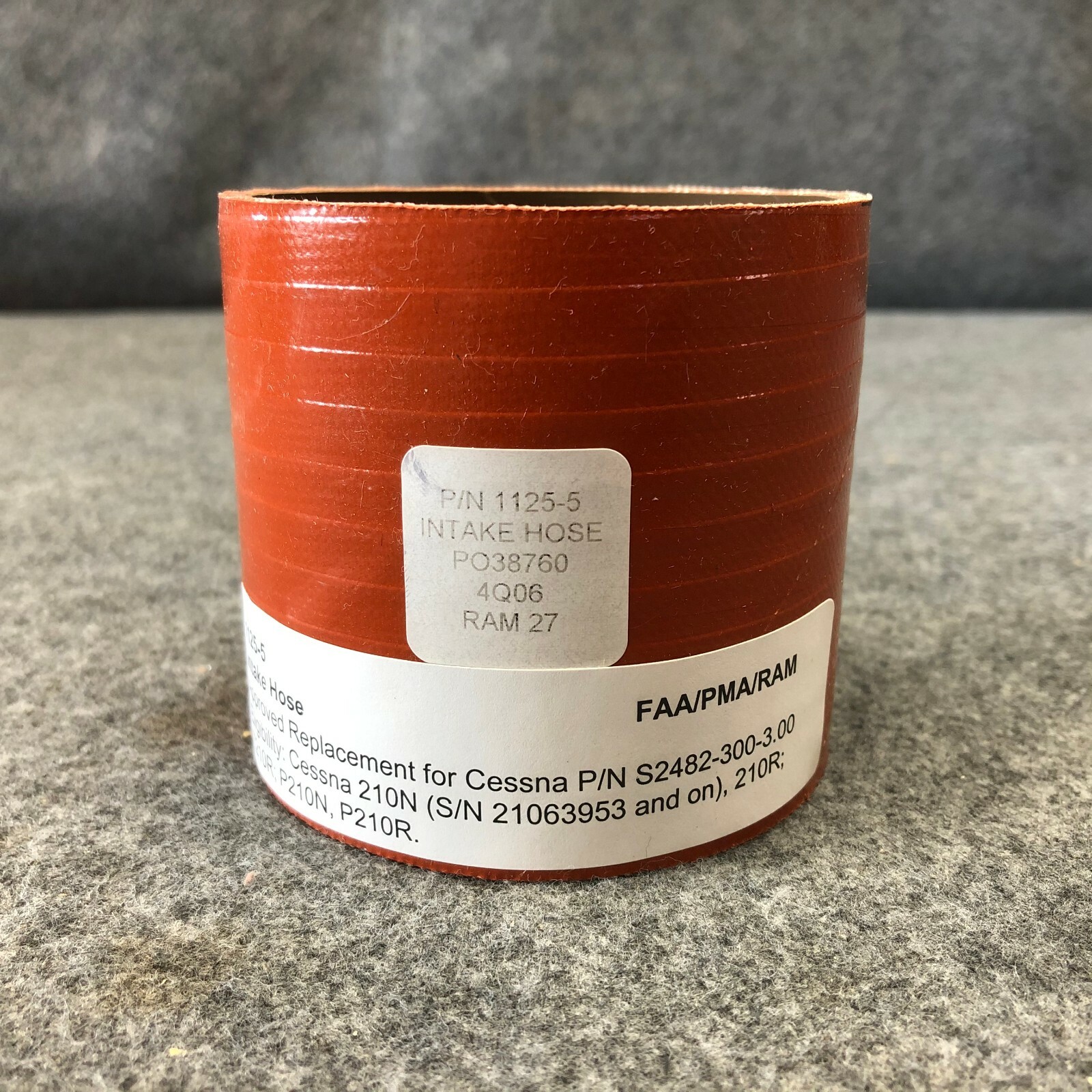 Cessna 210/T210/P210 Intake Hose Coupler P/N S2482-300-3.00 Ram P/N ...