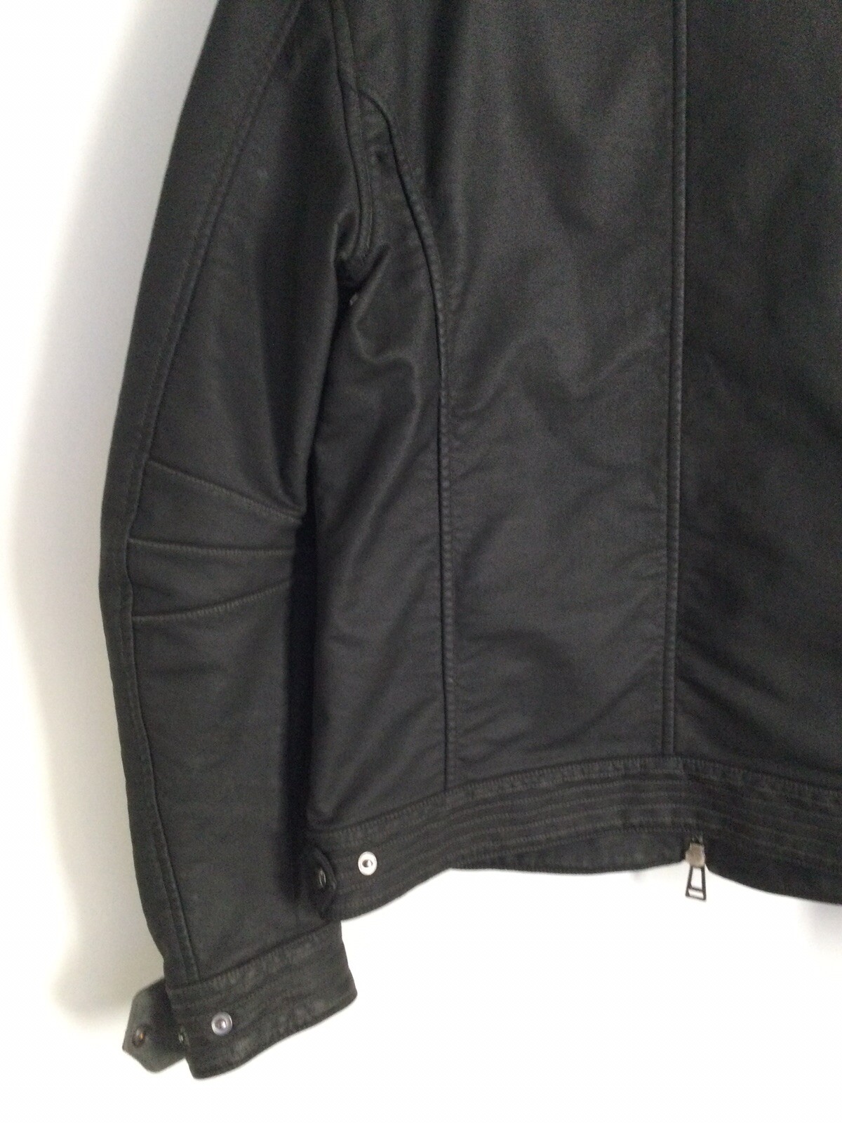 Belstaff Polyurethane Coated Cotton H Racer Black Jacket It 50 UK Large ...