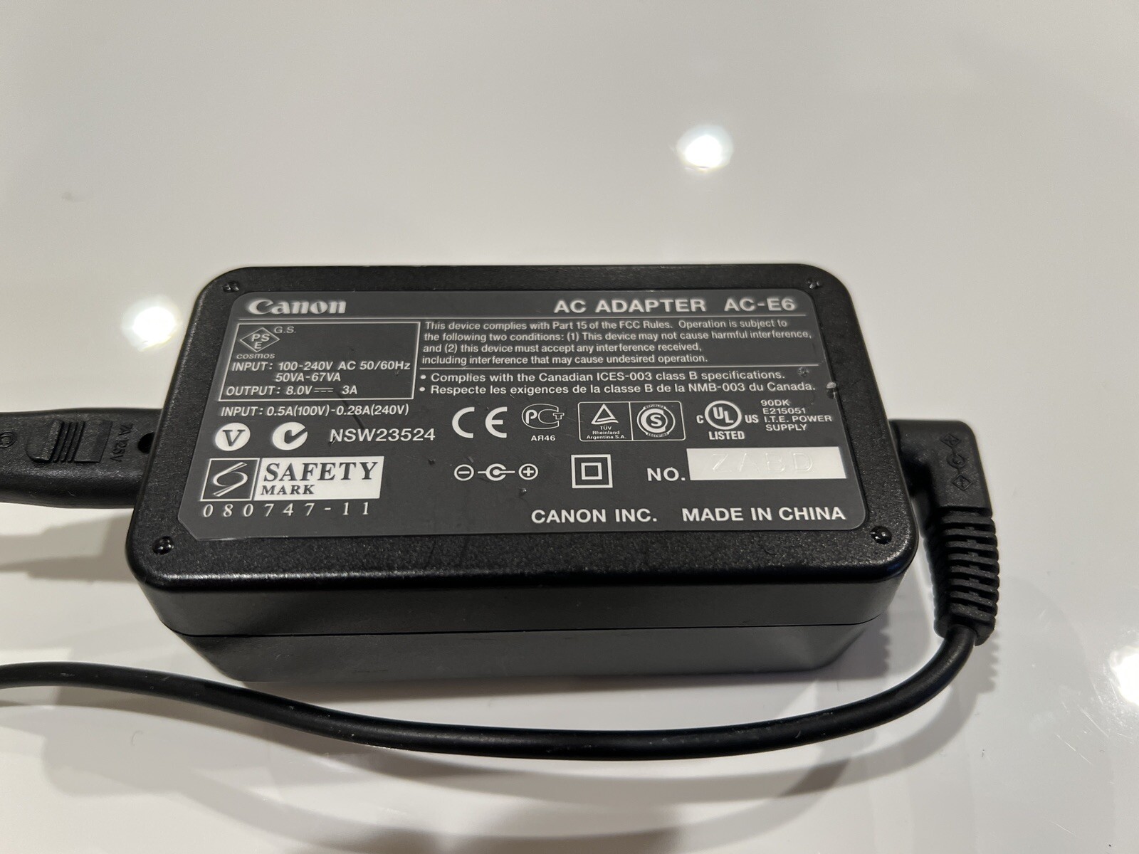 Official Canon AC Adapter Kit ACK-E6 genuine | eBay