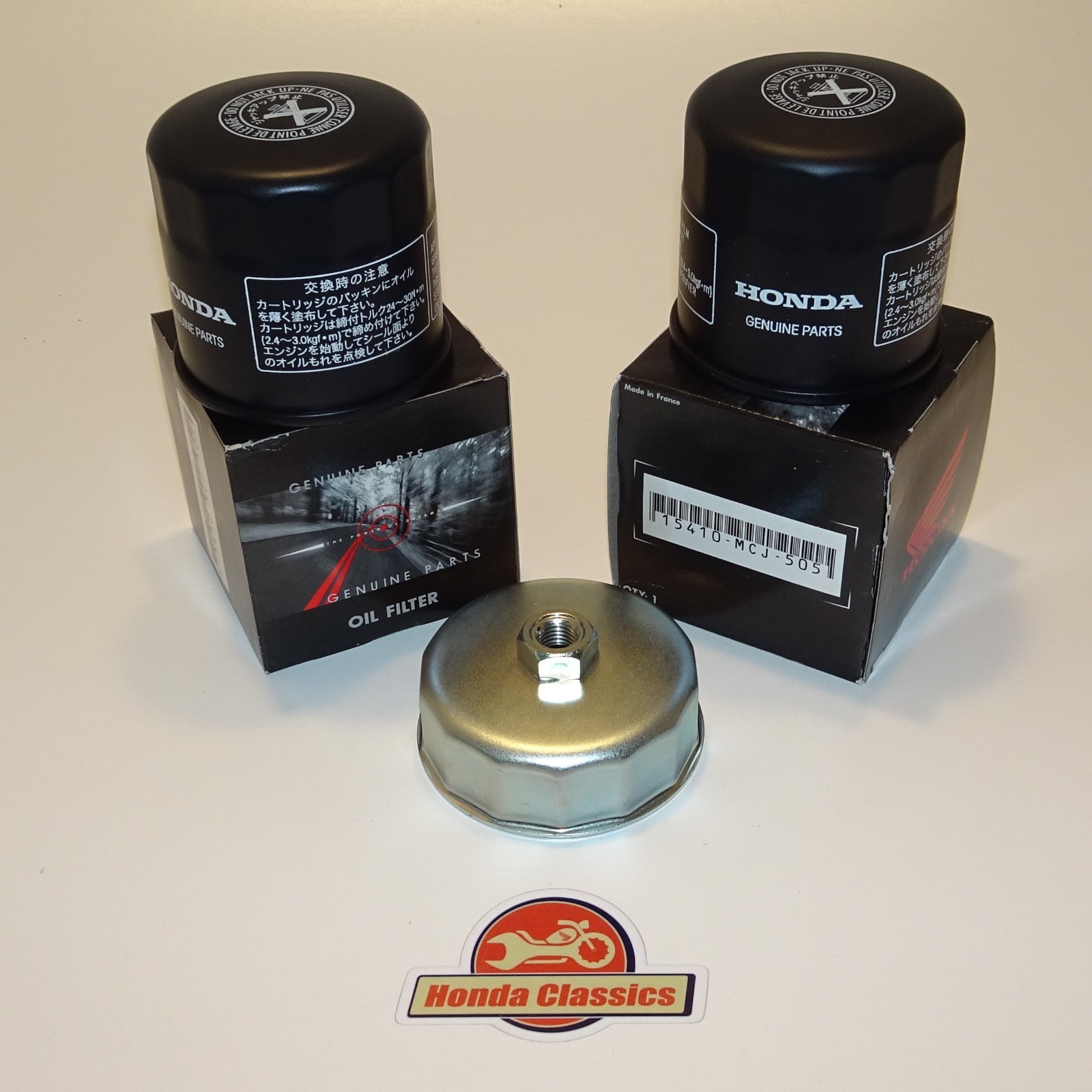 Honda ST1100 ST1300 Genuine Honda Oil Filter x 2 plus Wrench Tool ...
