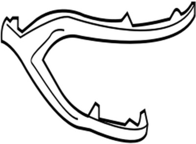 6402A392 Mitsubishi Garnish, fr bumper side, rh 6402A392, New Genuine ...