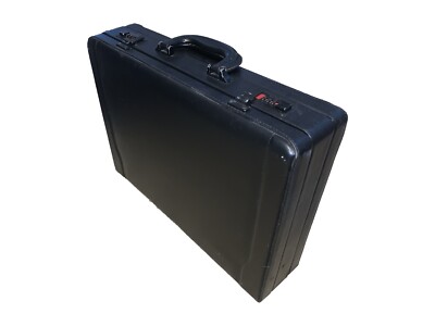 Jourdan Vintage Leather Attache Briefcase Combination Locks | eBay