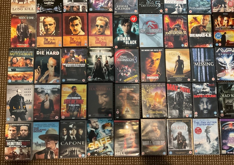 Bundle of 60 DVDs, various genres, used Lot #12 | eBay UK