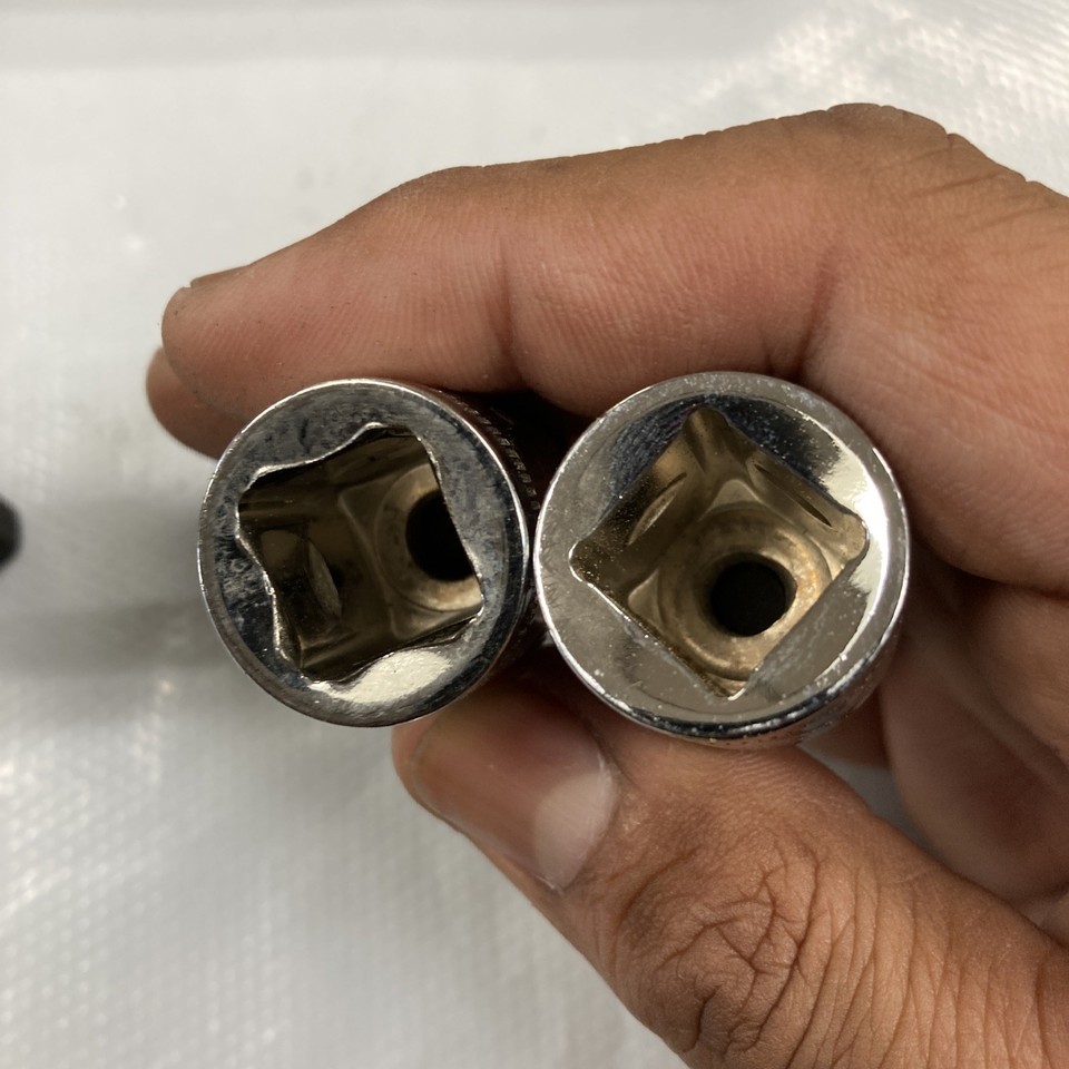 Icon 1/2” Inch Drive Hex Socket 8 Pc. Set Metric 19, 17, 14, 12, 10, 9 ...