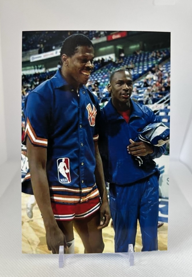 Michael Jordan Rookie & Patrick Ewing 4x6 Photo - Legends - All Star ...