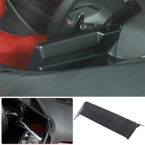 ABS Matte Black Navigation Screen Exterior Frame Cover For Corvette C8 ...