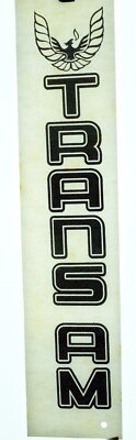 Authentic VINTAGE Trans Am Logo Heat Transfer Iron On (metallic silver ...