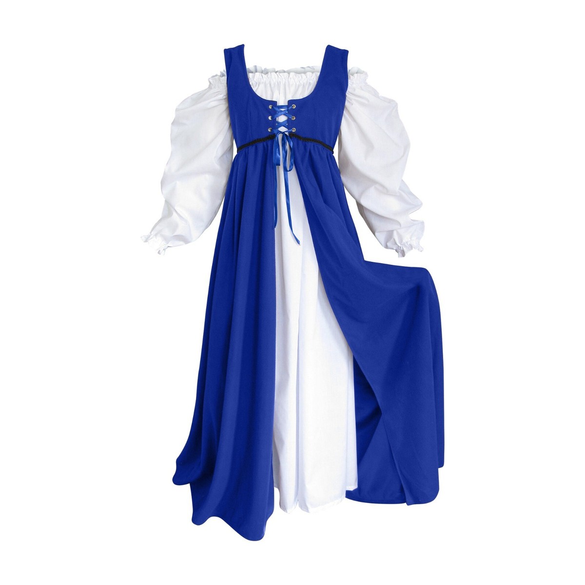 Blue Peasant Renaissance Dress