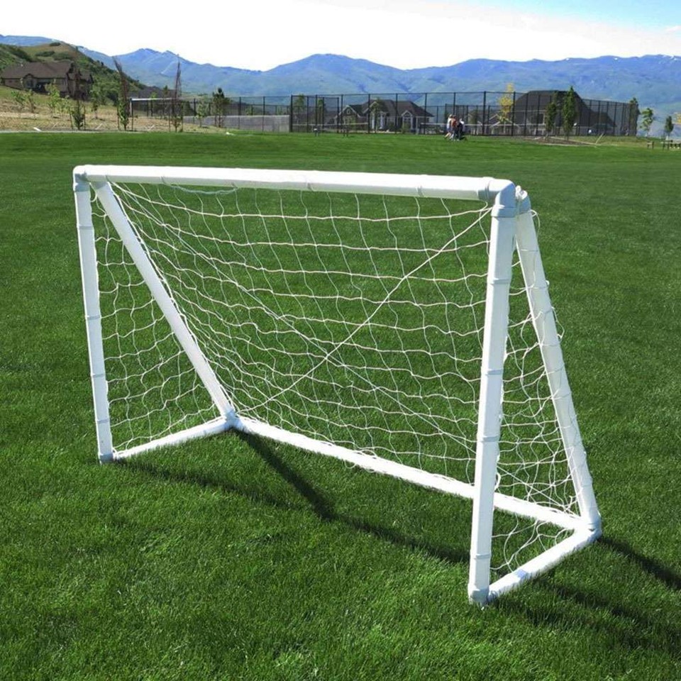 6FT x 4FT Portable Football Soccer Goal Net Quick Set-up For Kids ...