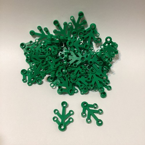 Lego Limb Tree Leaves Element 4x3 #2423/6268814 Dark Green 50pcs New | eBay