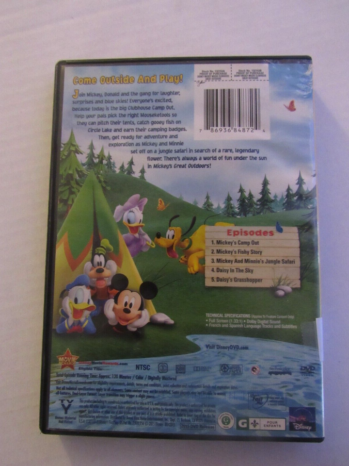 Mickey Mouse Clubhouse: Mickey's Great Outdoors (DVD) 786936848724| eBay