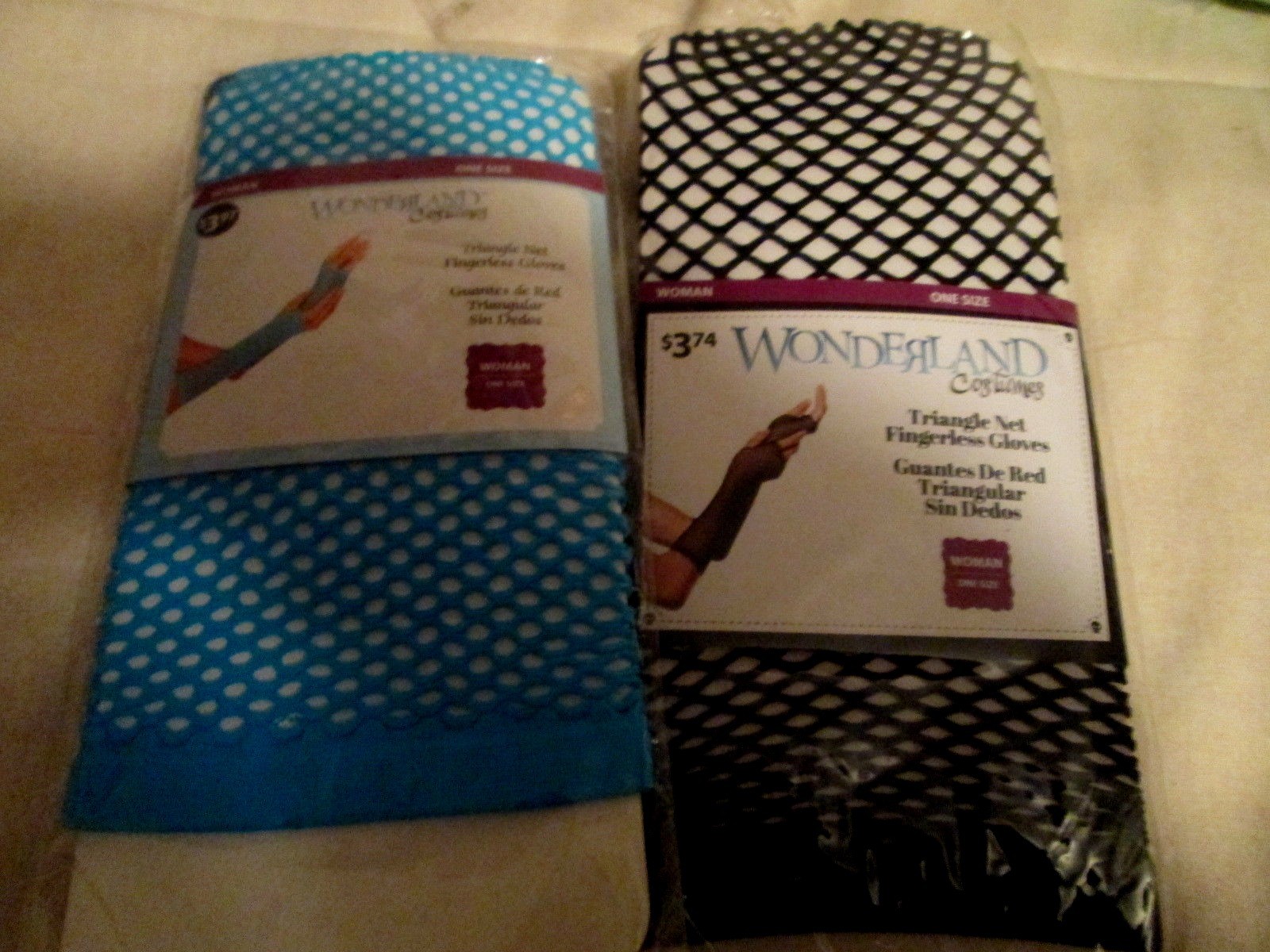 CHOICE Fingerless Triangle Fishnet Gloves Costume Accessory FAST SHIP ...