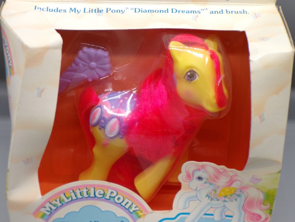 1988 vintage Hasbro MY LITTLE PONY Merry Go Round DIAMOND DREAMS Sealed ...
