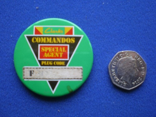 Clarks Commandos Special Agent pin badge 1970s | eBay