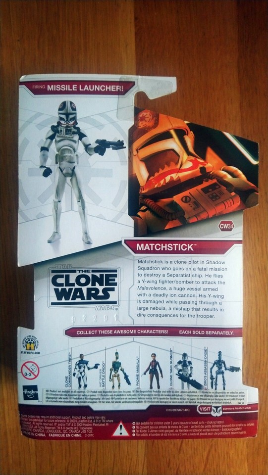 Star wars the clone wars matchstick figure | eBay