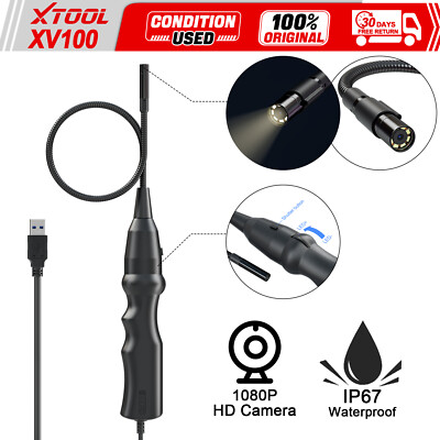 XTOOL USED XV100 8.5mm Auto Endoscope 1080P HD Camera 8 LED IP67 ...