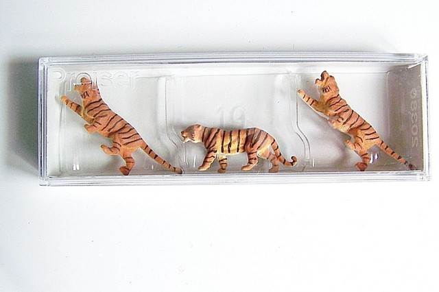 Preiser HO Scale Figures Tigers 20380 for sale online | eBay