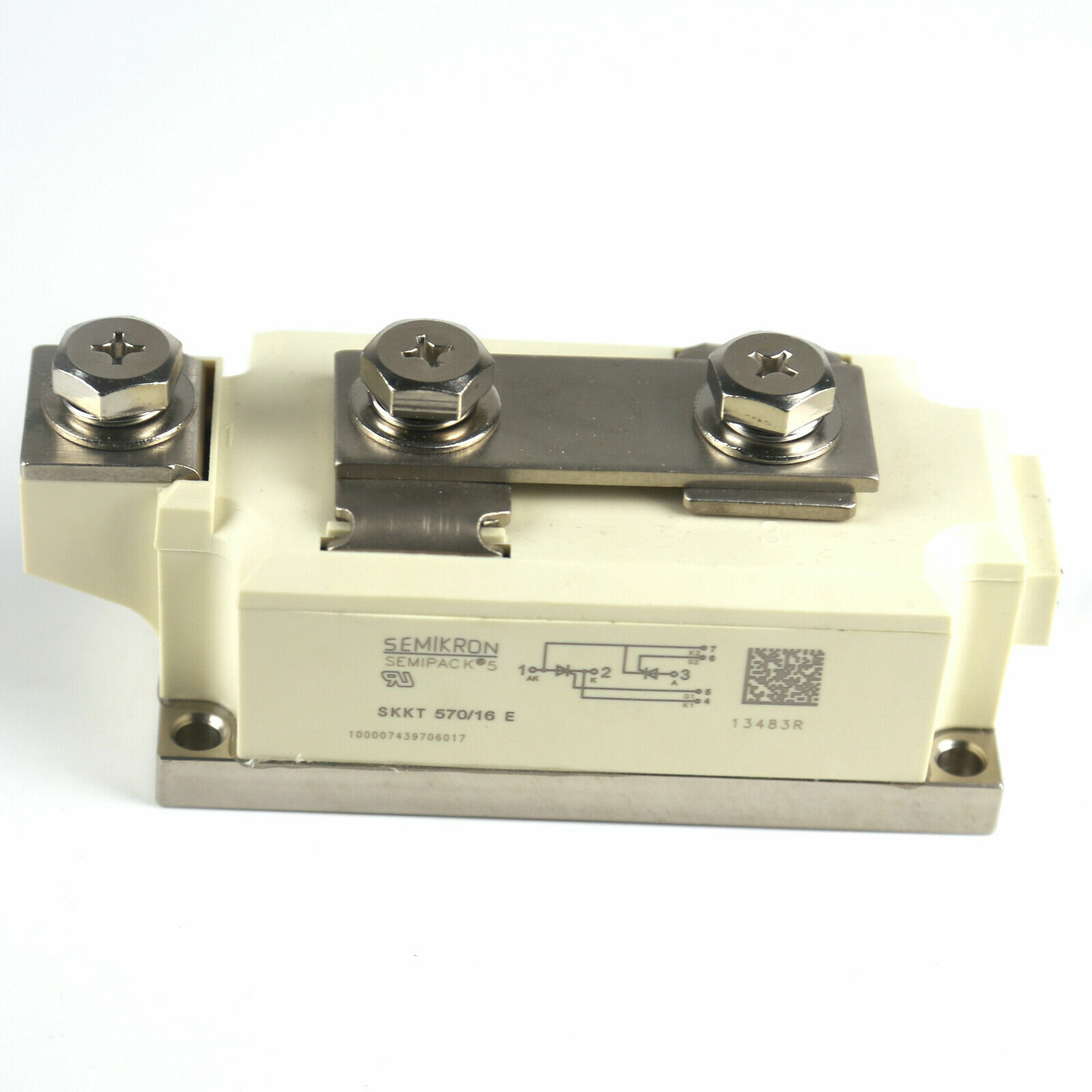 SEMIKRON NEW MODULE SKKT570/16E SKKT570-16E SKKT57016E POWER DUAL-SCR ...