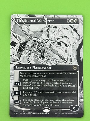 The Eternal Wanderer NM borderless manga MTG Phyrexia: All Will Be One ...