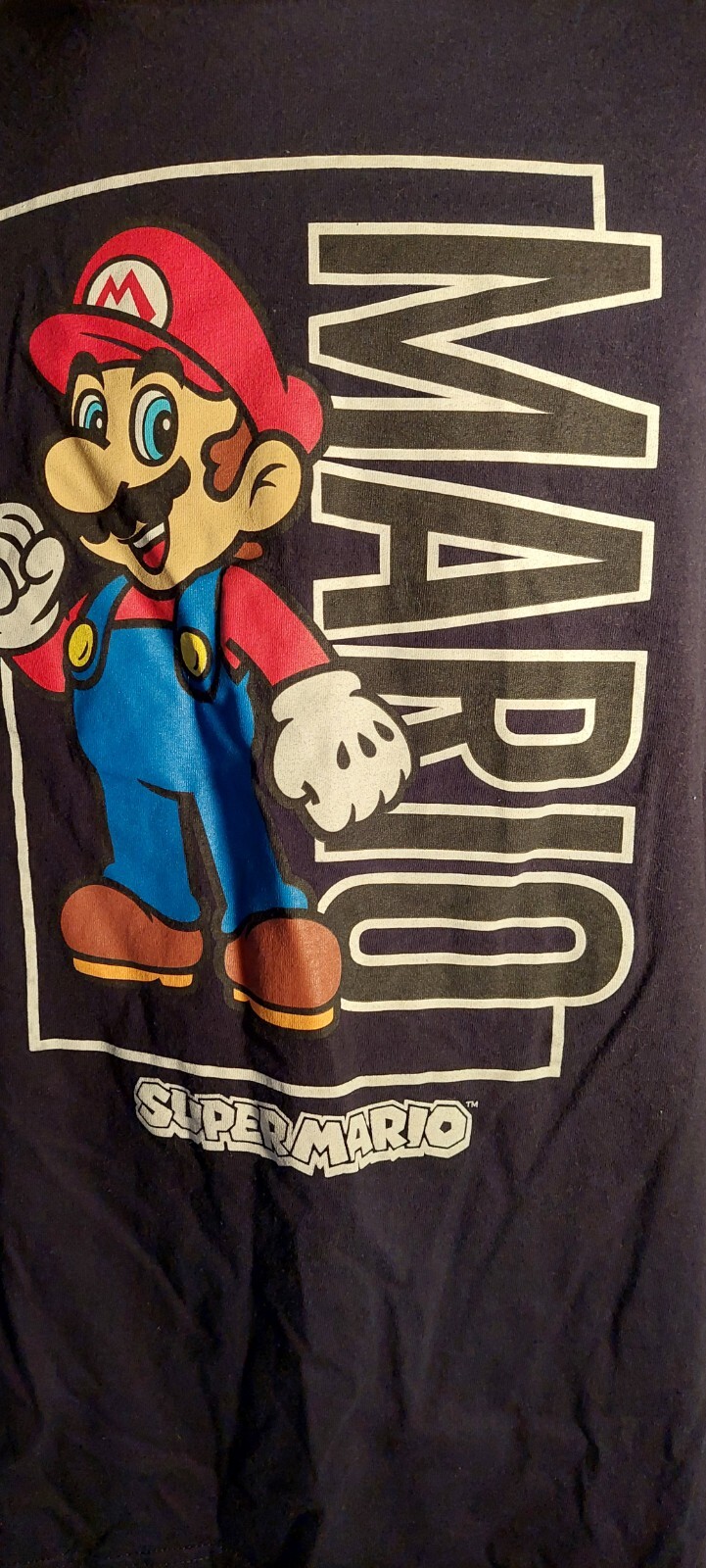 Super Mario Brothers Mario Large Graphic T-Shirt Size… - Gem