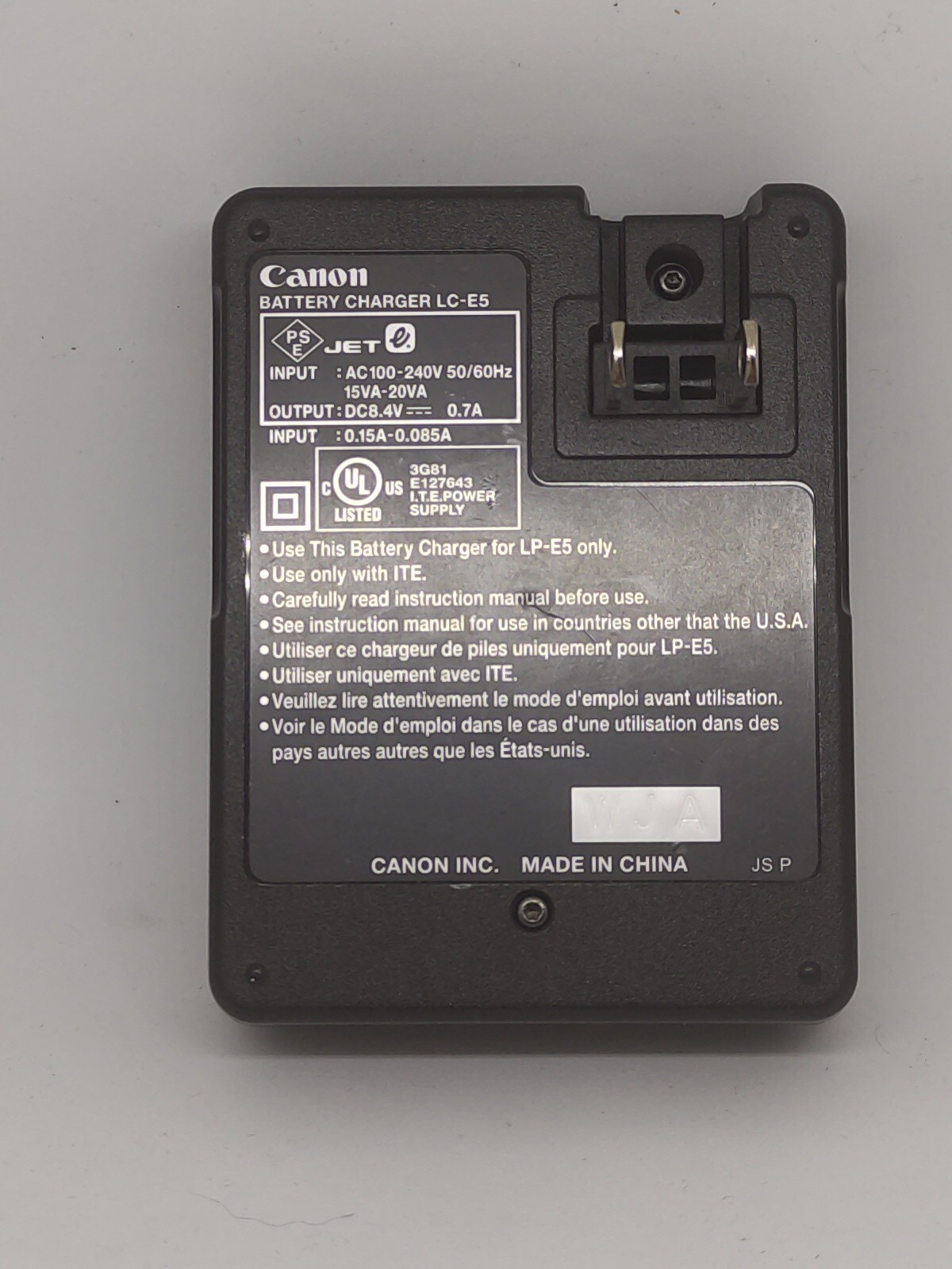 🌟GENUINE CANON, Charger Original LC-E5E LP-E5 500D 1000D 450, Digital ...