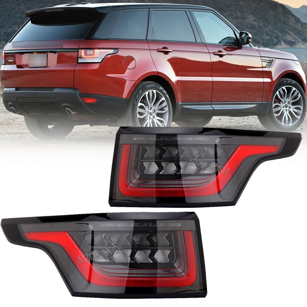 Pair LED Tail Light Dynamic Signal For 2014-2022 Land Rover Range Rover ...