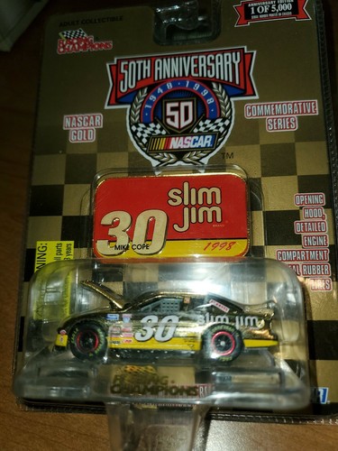 Racing Champions NASCAR Gold Mike Cope Slim Jim 50th. Anniversary 1:64 ...
