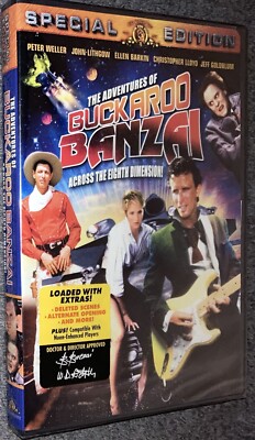 The Adventures of Buckaroo Banzai DVD Peter Weller John Lithgow Ellen ...