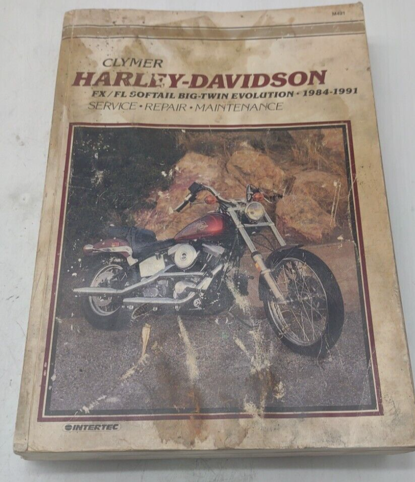 1984-1991 Clymer Harley Davidson FX/FL Softail Big Twin Evolution ...