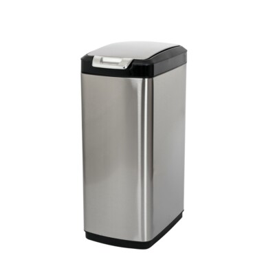 Addis 30 Litre Slim Rectangular Kitchen waste bin with Push Button Lid ...