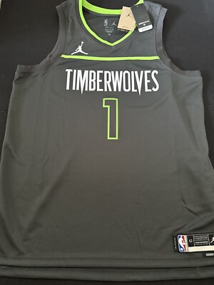 Nike Jordan Minnesota Timberwolves Anthony Edward Swingman Jersey XL ...