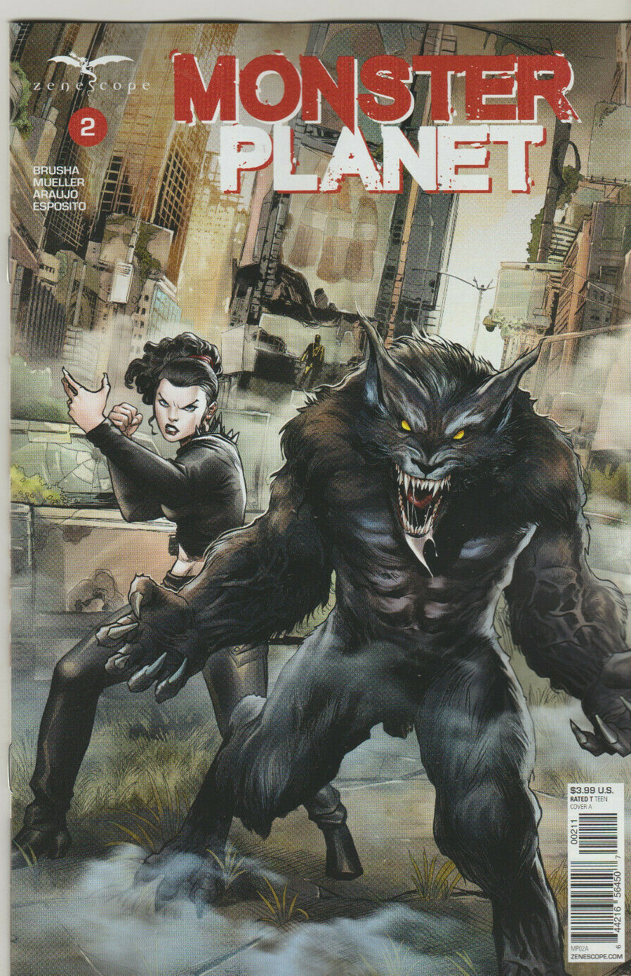 ZENESCOPE COMICS MONSTER PLANET #2 NOVEMBER 2019 VARIANT A 1ST PRINT NM ...