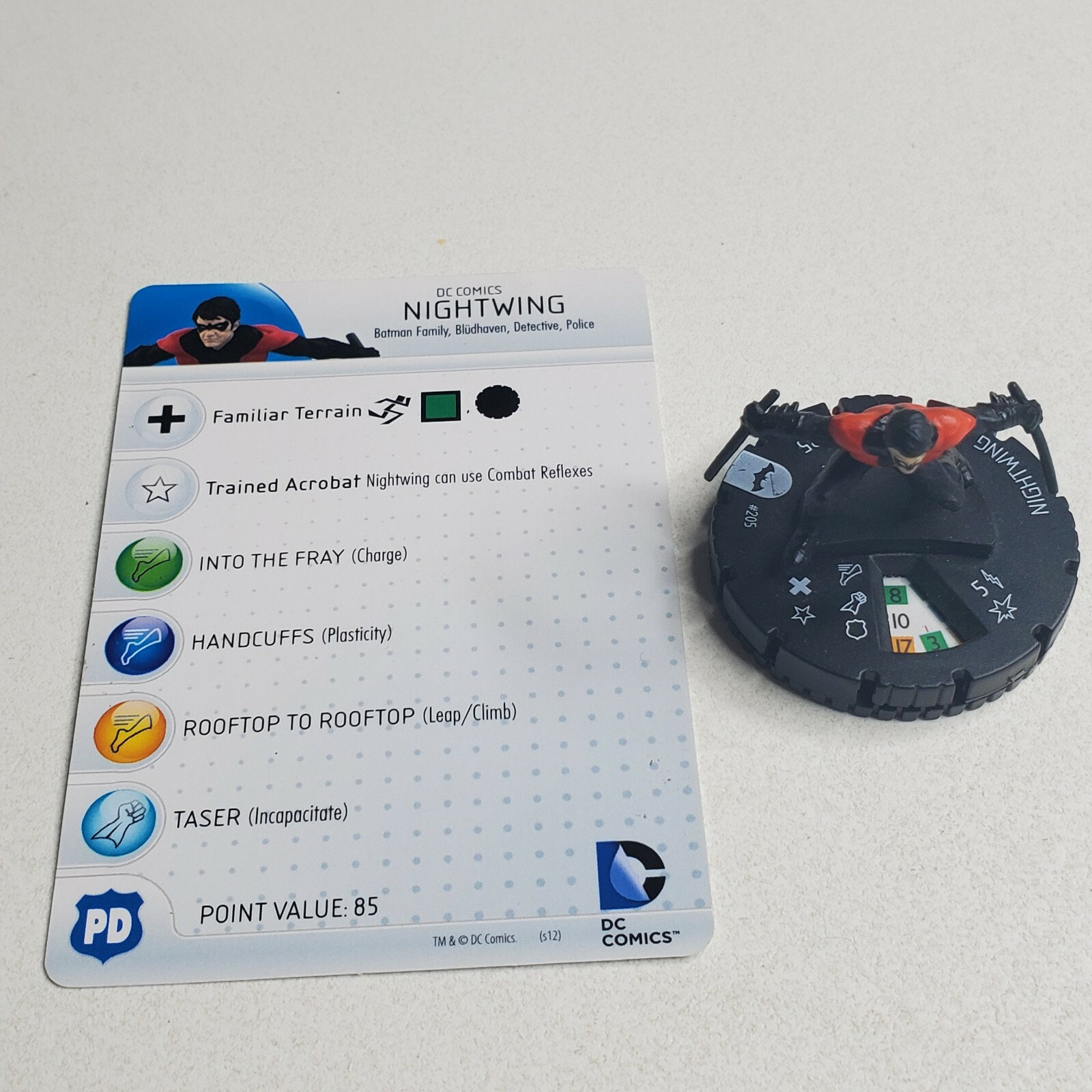 DC Heroclix Nightwing #205 Batman Set Gravity Feed with Card | eBay