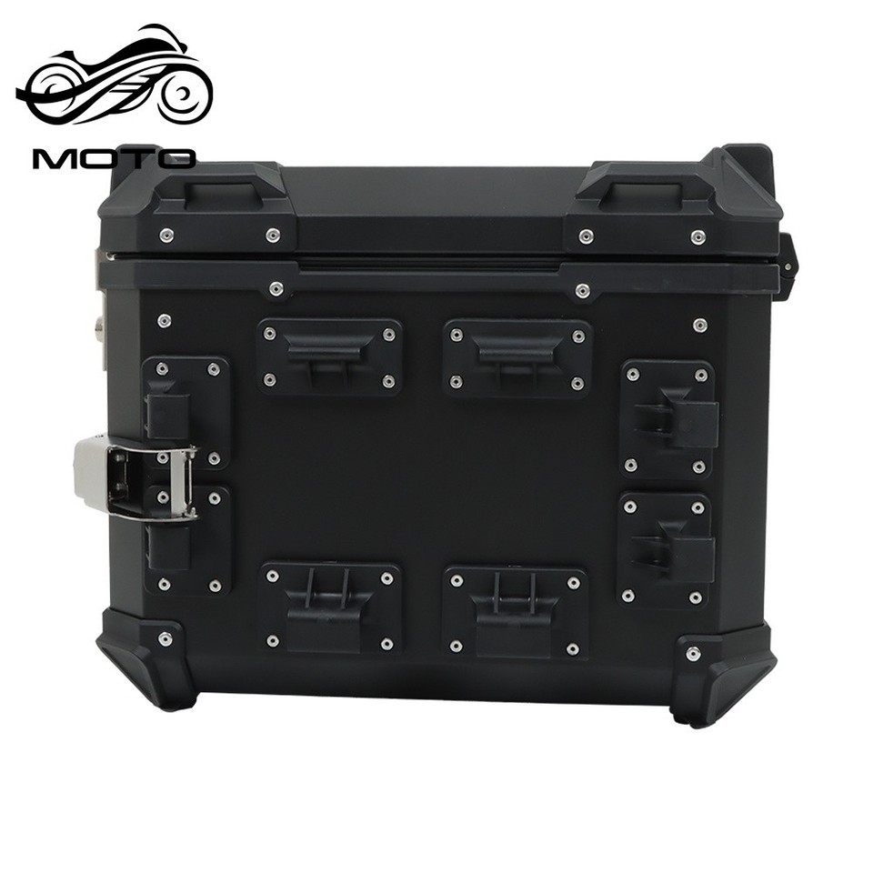 Motorcycle Aluminum Side Case 36L Box Trunk Tour W/ Support Racks | eBay