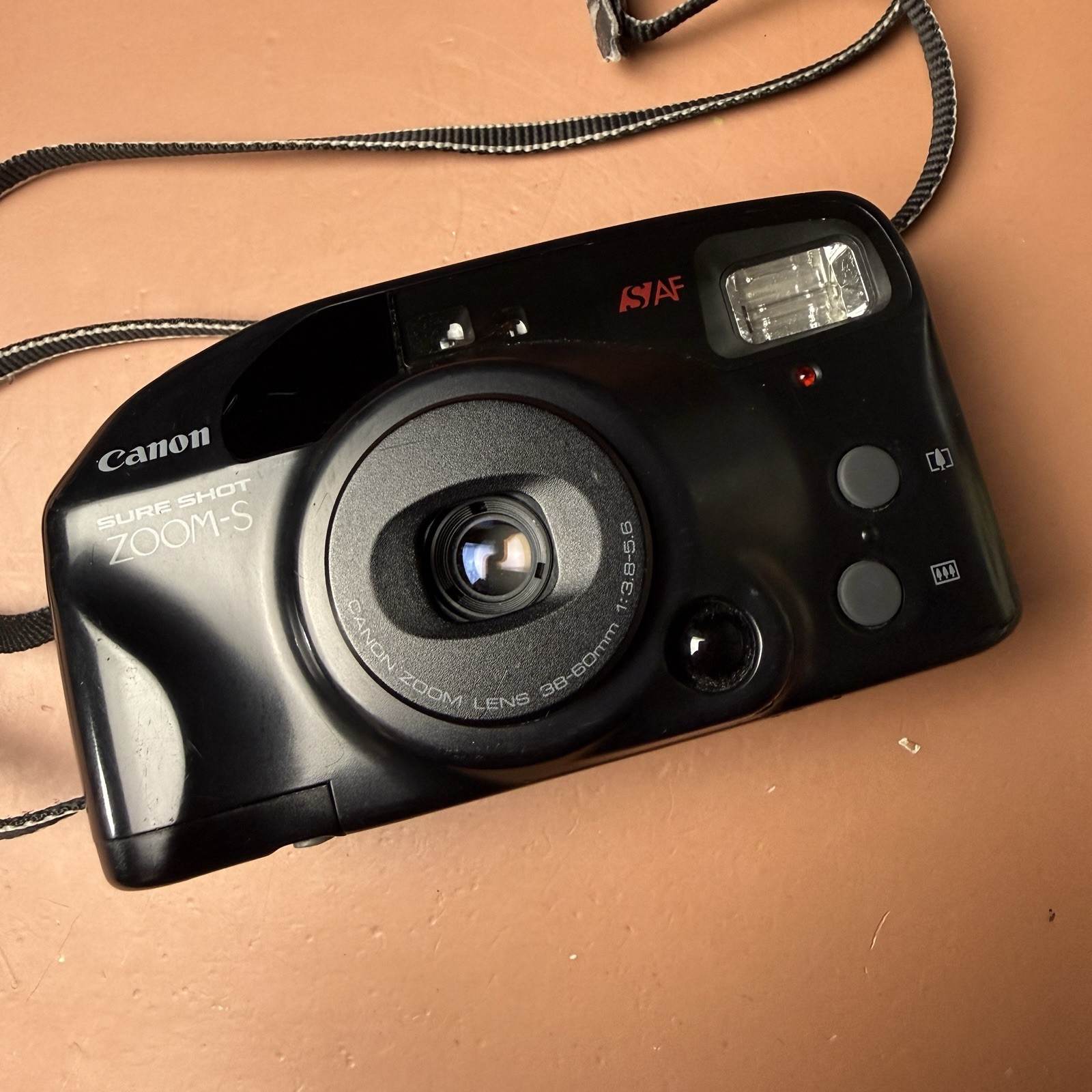 Canon Sure Shot Zoom S Point And Shoot 35mm Film Camera WORKS | eBay