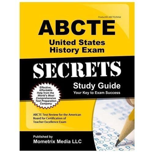 ABCTE United States History Exam Secrets Study Guide : ABCTE Test ...