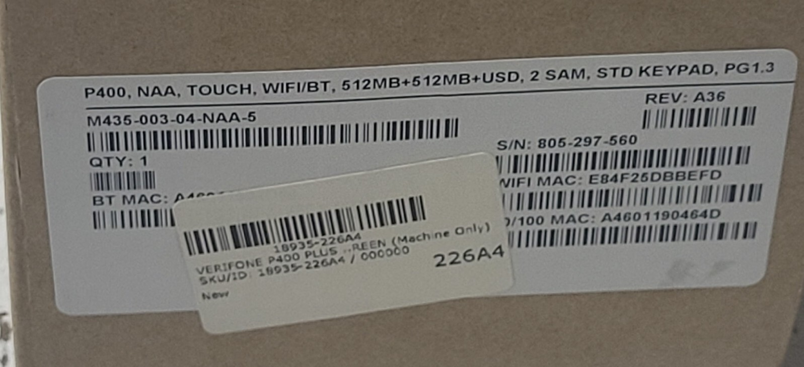 Verifone P400 Plus Stripe Credit Card Terminals for sale online | eBay