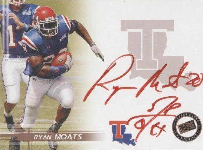 2005 Press Pass - Autographs Ryan Moats Bronze Red Ink (AU, RC) for ...
