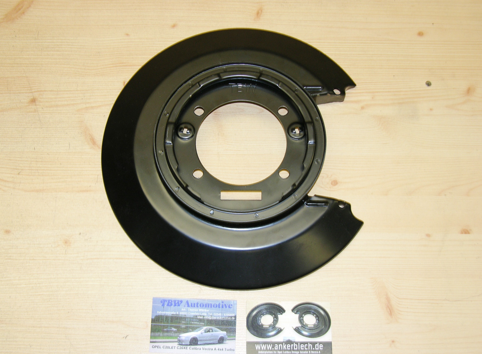 2 x rear brake backing plates NEW for Vauxhall Calibra pair of anchor ...