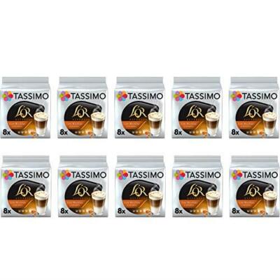 Tassimo Coffee Pods L'OR Latte Macchiato Caramel 10 Packs (Total 80 ...