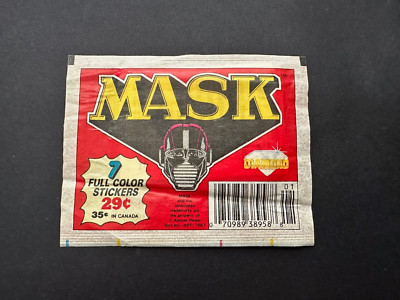 Vintage 1987 MASK Sticker Pack DIAMOND Unopened/Sealed Kenner | eBay