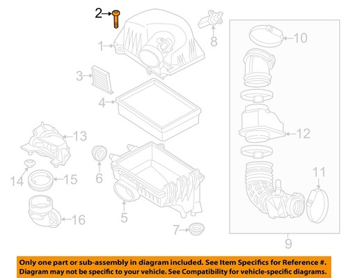 GM OEM Air Cleaner Intake-Upper Cover Bolt 13384034 | eBay